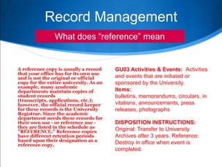 Records Management | PPTX