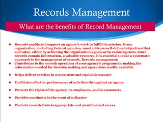 Recordsmanagement2013 | PPTX