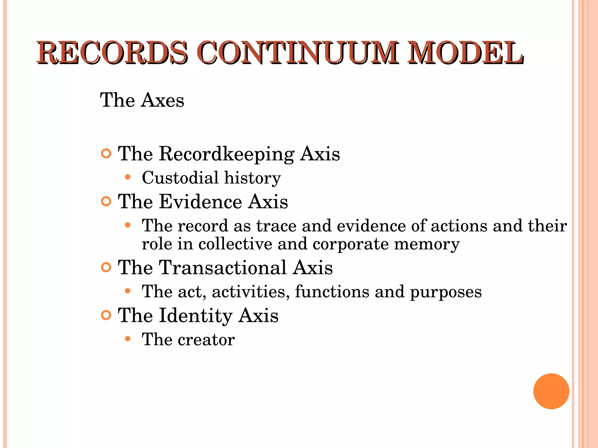 Records Management Models | PPT