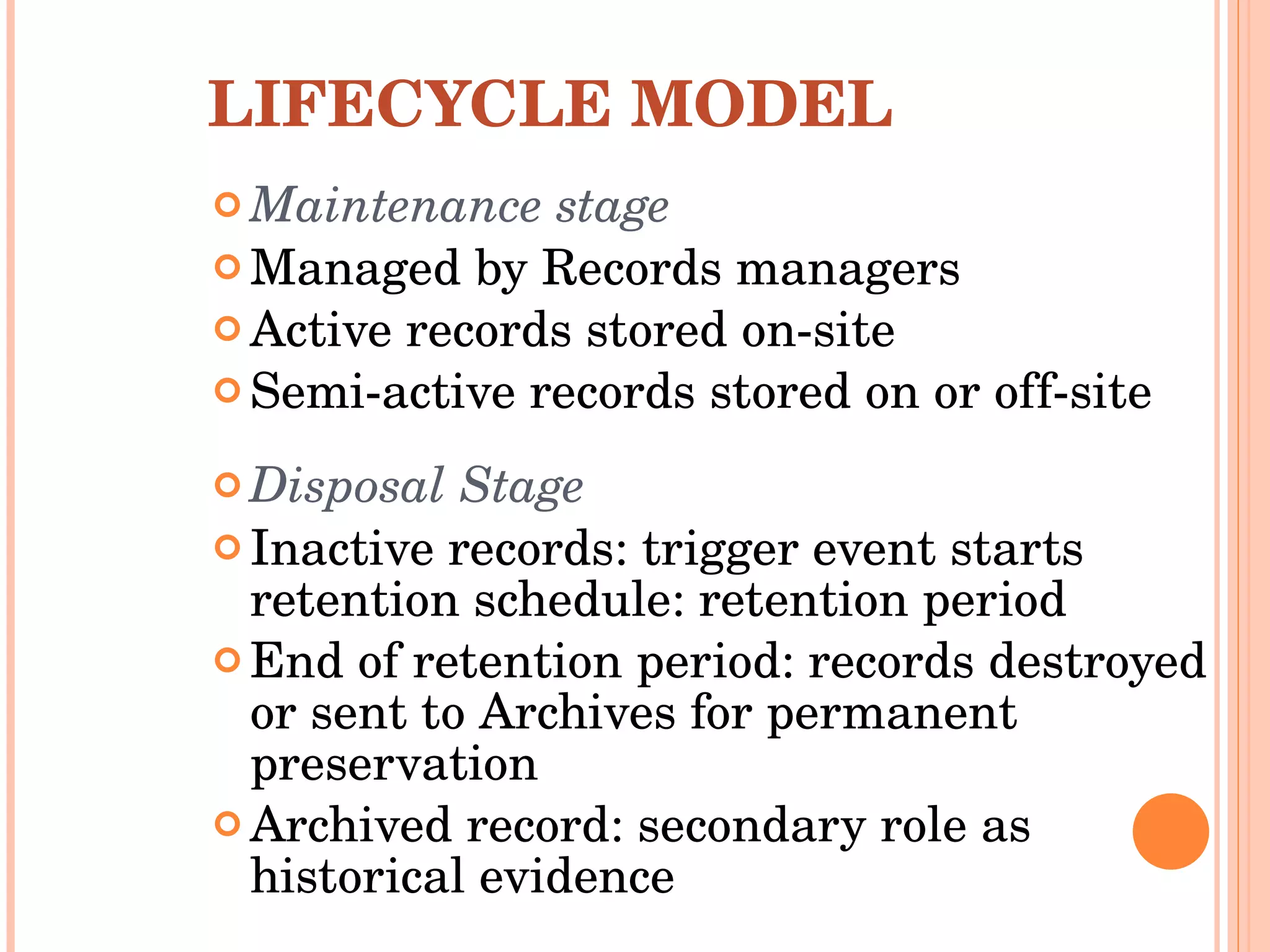 Records Management Models | PPT