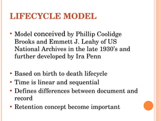 Records Management Models | PPT