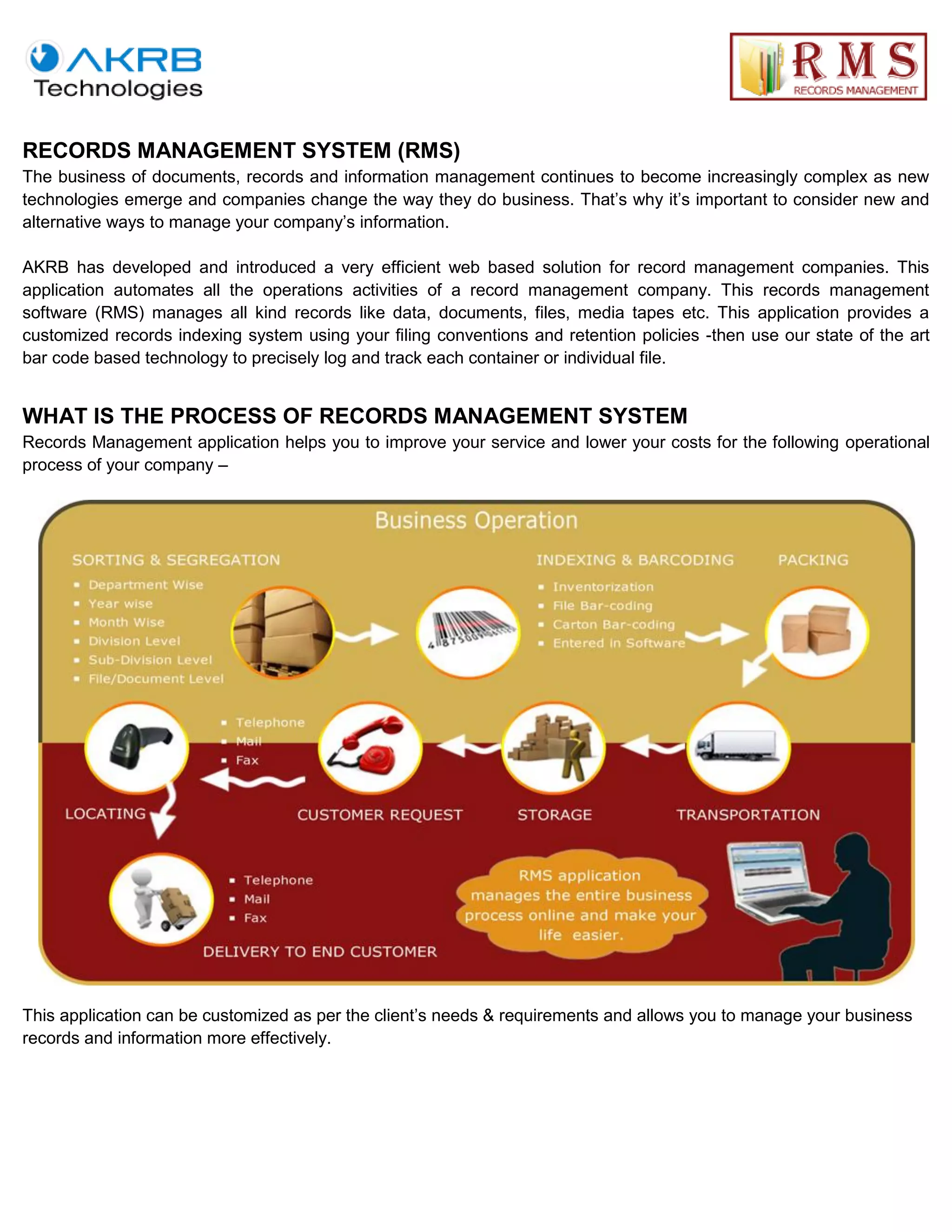Records management system | PDF