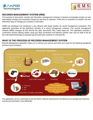 Records management system | PDF