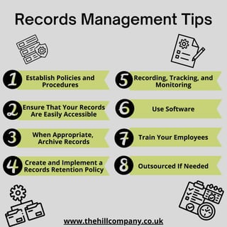 Records Management Tips - The Hill Company.pdf