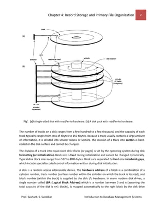 Record storage and primary file organization | DOCX