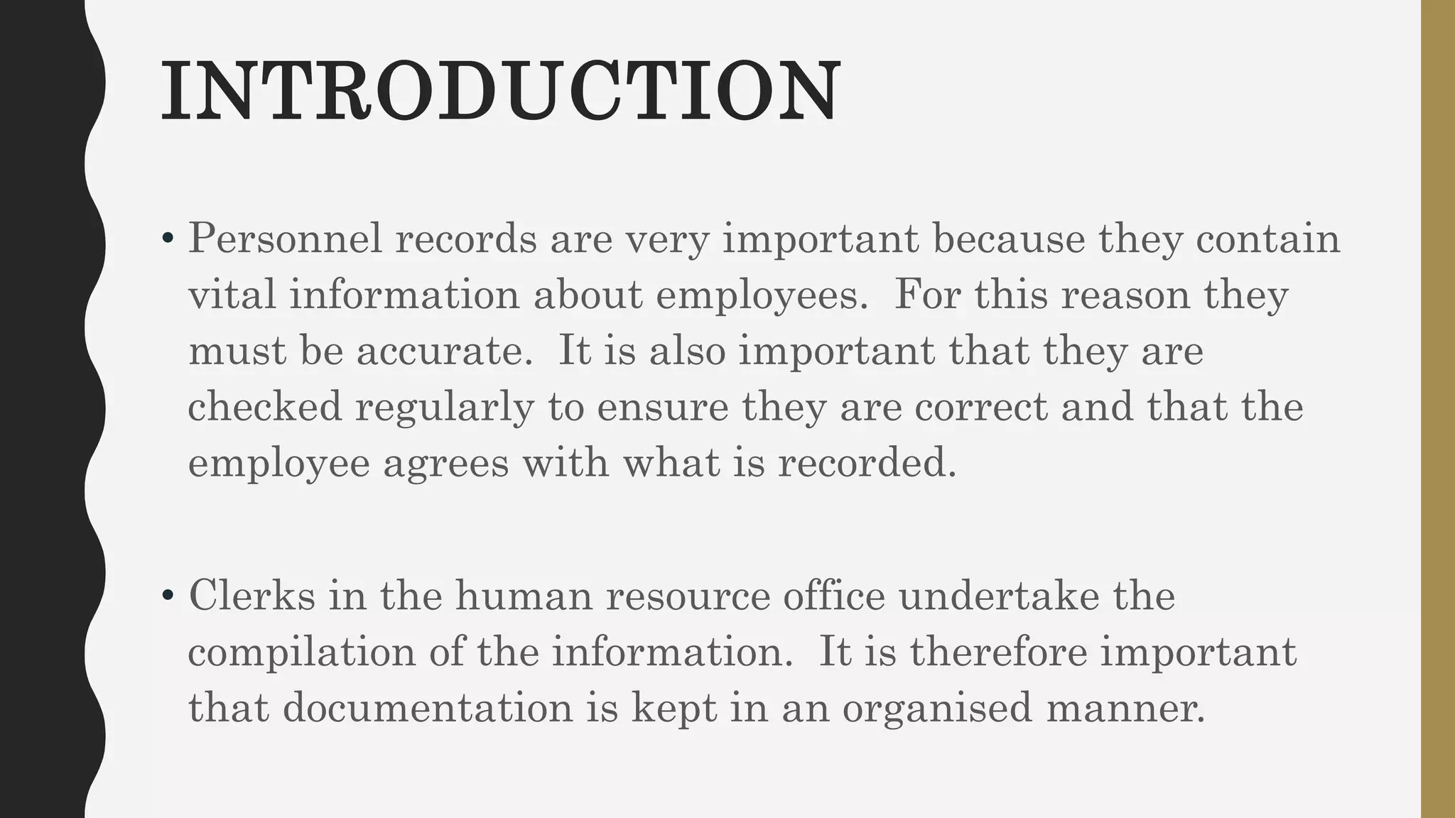 Maintenance of Records | PPTX