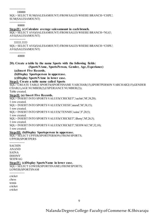 rdbms practical record | DOCX
