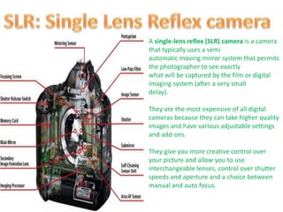 Recor presentation on slr & digital cameras | PPTX
