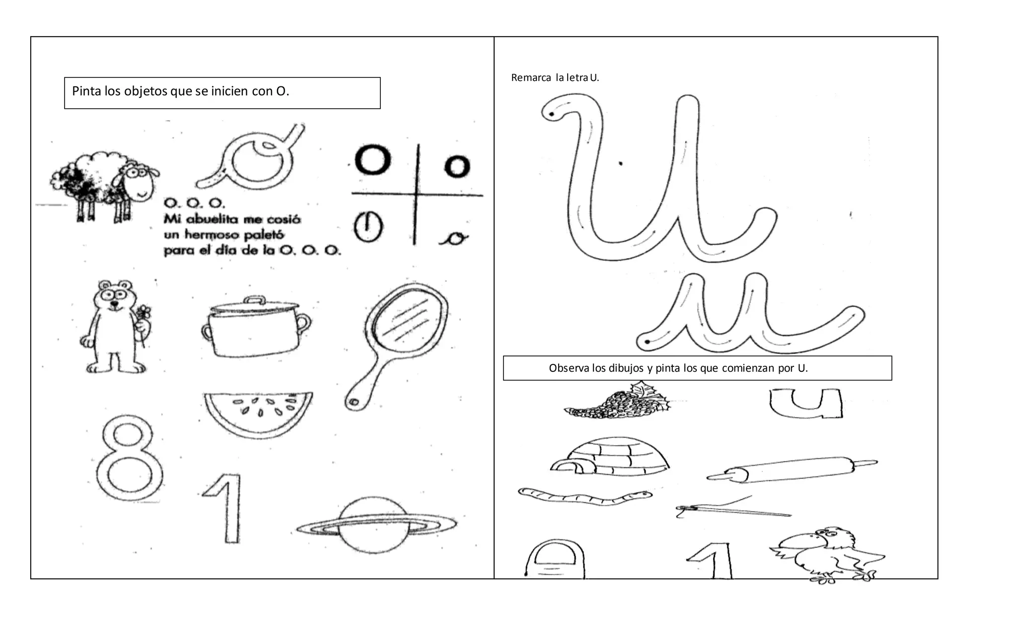 Recortables vocales 2 | DOC