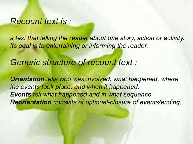 Recount | PPT