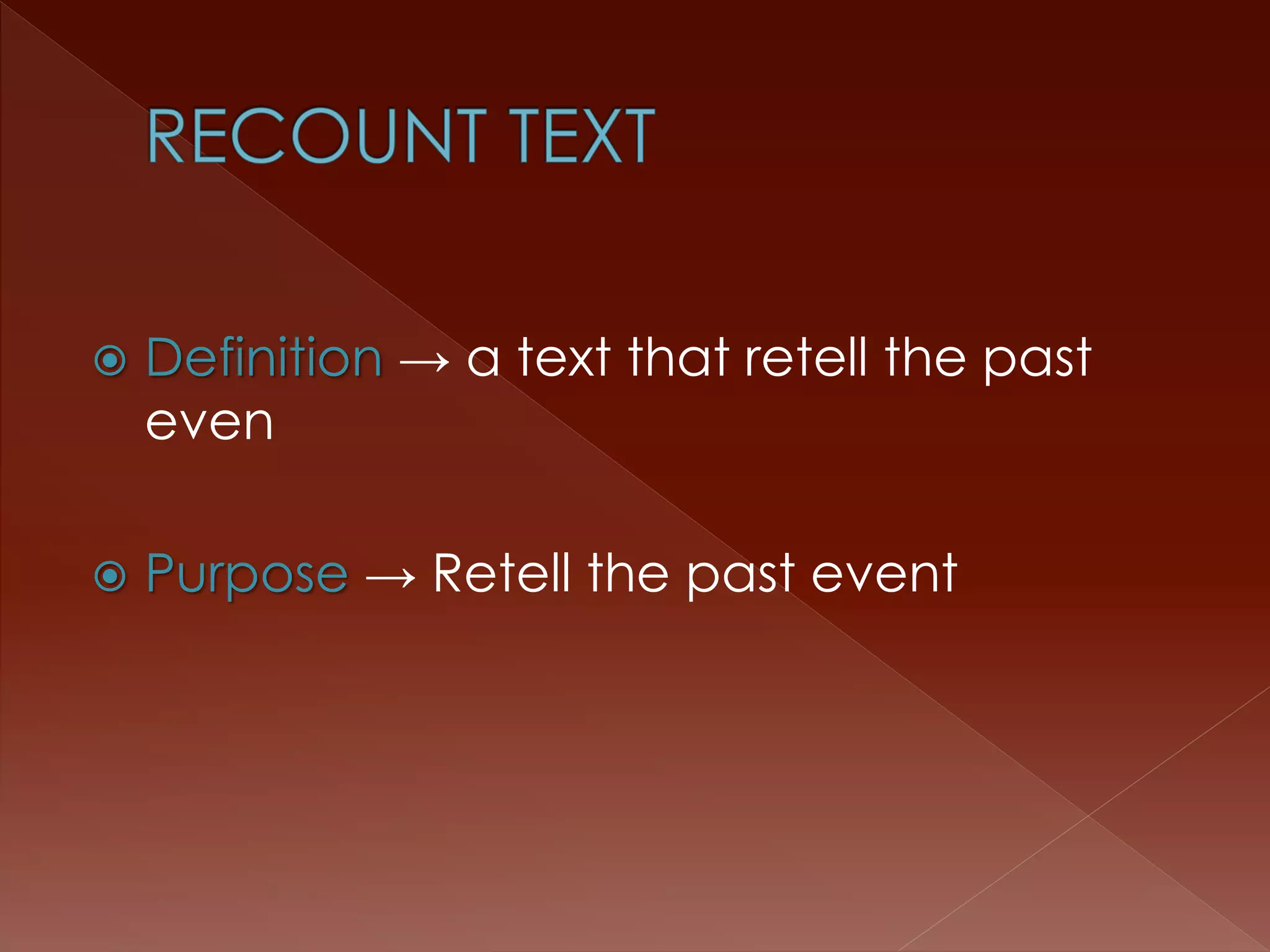 Kelas 8 BAB Recount Text | PPTX