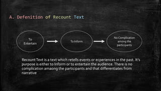 Recount Text | PPTX