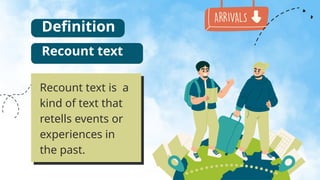 RECOUNT Text For Junior High School Student | PPTX