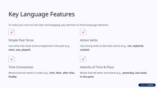 Recount-Text definition and example text with generic structure | PPTX