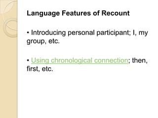 Recount text | PPT