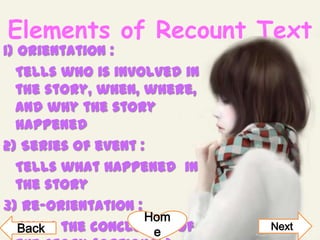 Lets Learn Recount text | PPT