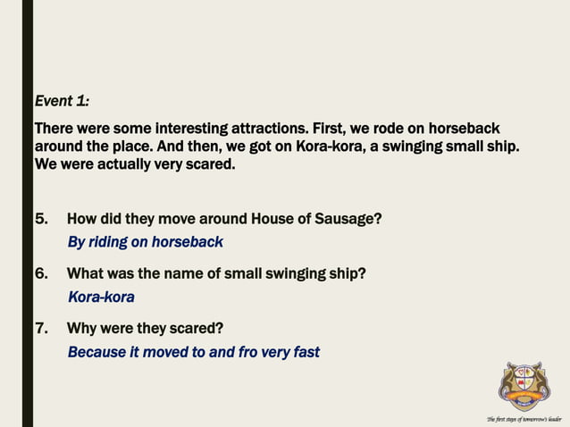 Recount text - Grade 8 K13 | PPTX