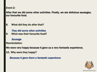 Recount text - Grade 8 K13 | PPTX