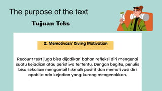 "Recount Text" material for 8th grade students | PPTX