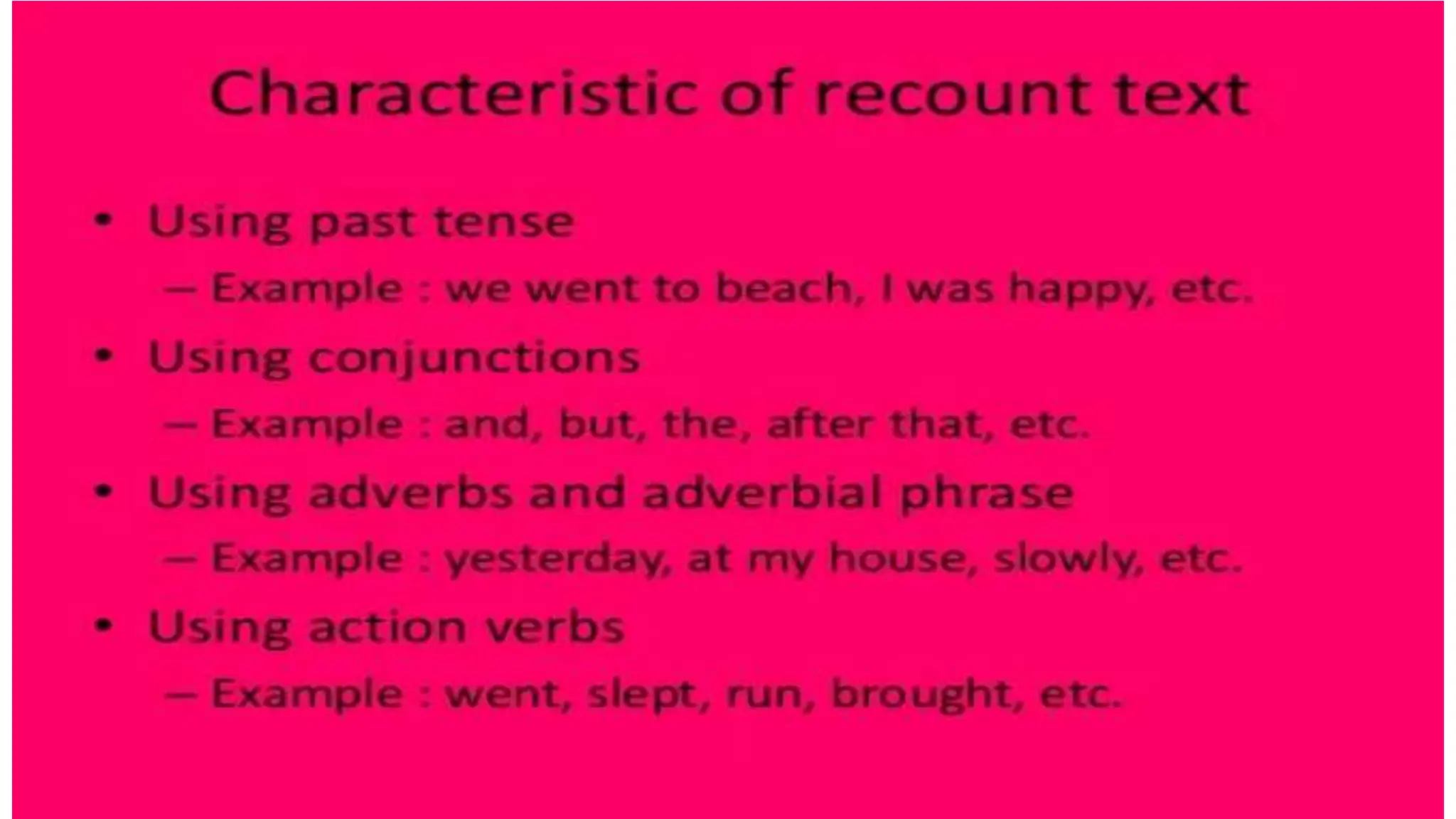 recount text explanation for x grade vocational high school student.ppt ...