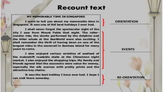 recount text explanation for x grade vocational high school student.ppt ...
