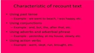 recount text explanation for x grade vocational high school student.ppt ...