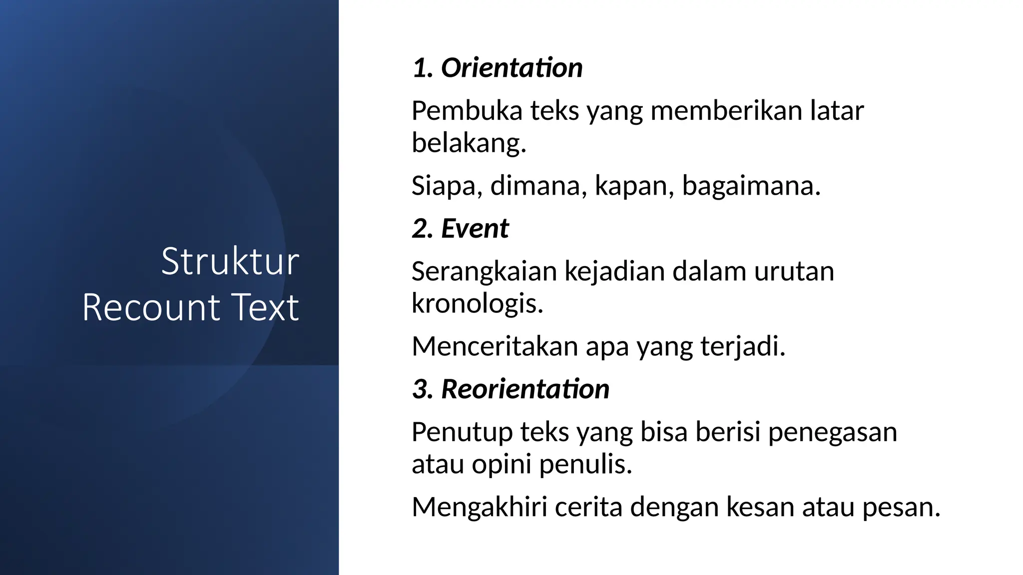 PRESENTASI Recount Text UNTUK KELAS 8.pptx