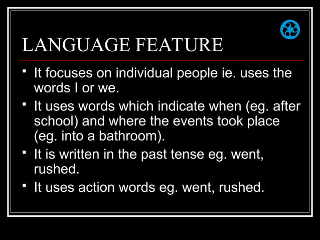 the explanation of recount text (part 1) | PPT