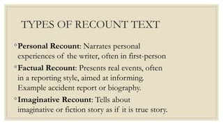 PEMBELAJARAN BAHASA INGGRIS KELAS XI KURIKULUM MERDEKA RECOUNT TEXT.pptx