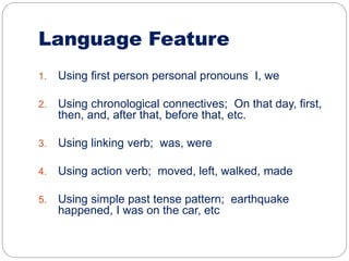 Recount text presentation on ict program | PPT