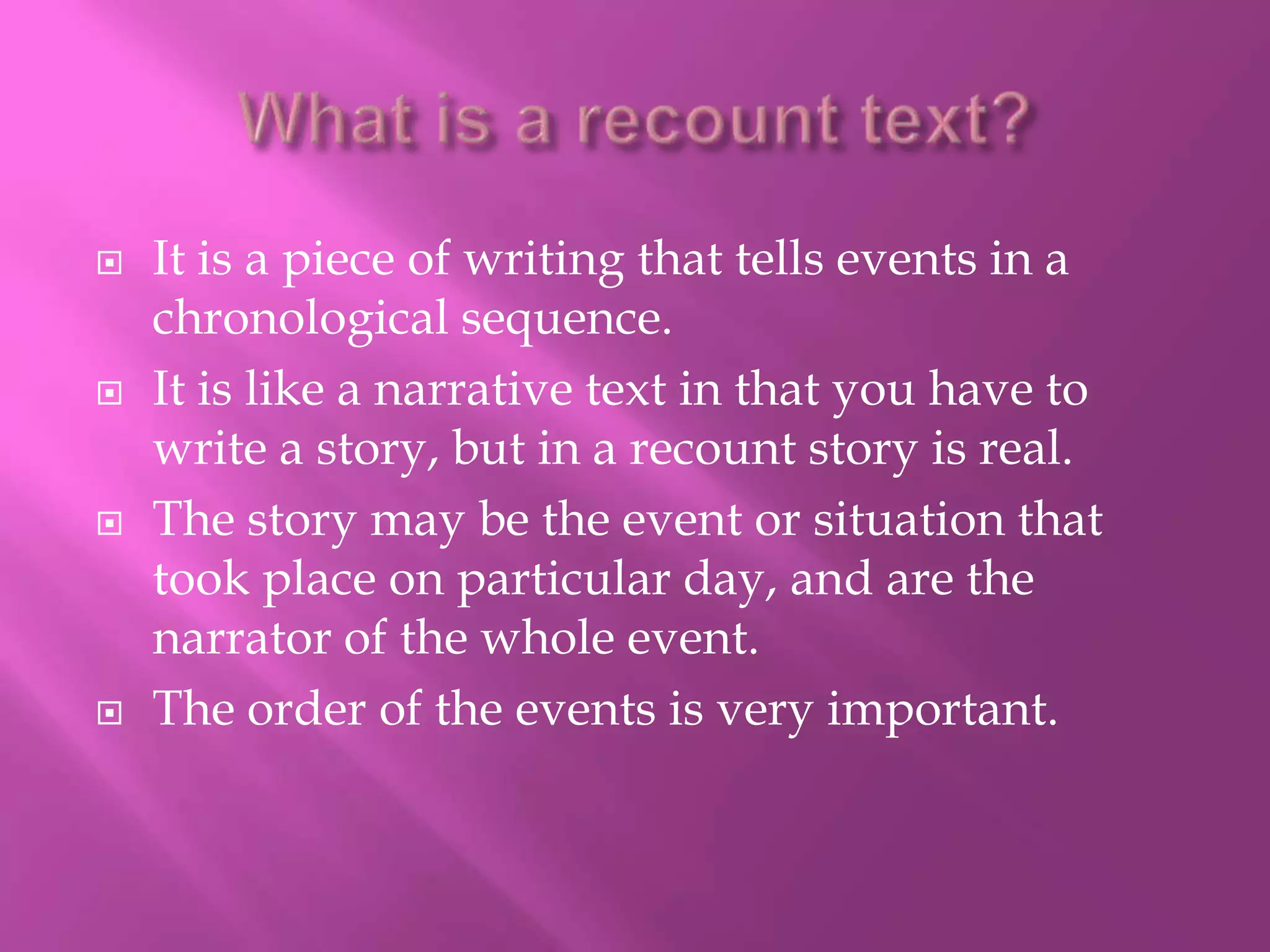 Recount text2 | PPSX