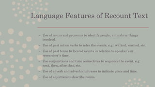 definition of Recount text, generik structure 8.pptx