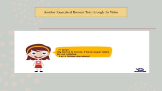 definition of Recount text, generik structure 8.pptx