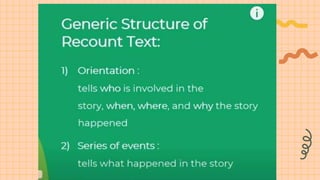 Recount text biography.pptx class x senoir high school | PPTX