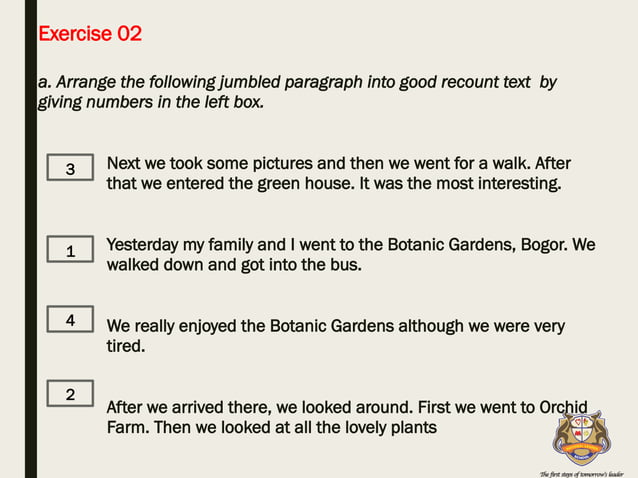 recounttext kelas 8 b Learning how to write a Recount Text | PPT