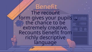 RECOUNT TEXT in ENGLISH SPEAKING TEACHING | PPTX