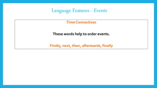 Recount writing structure for parents | PPTX
