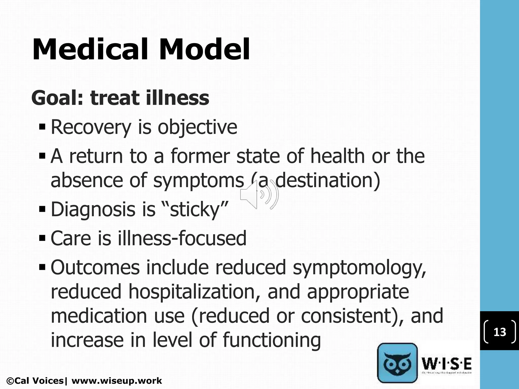 WISE eLearning - Recovery 101 | PPTX