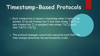 recoverability and serializability dbms | PPTX