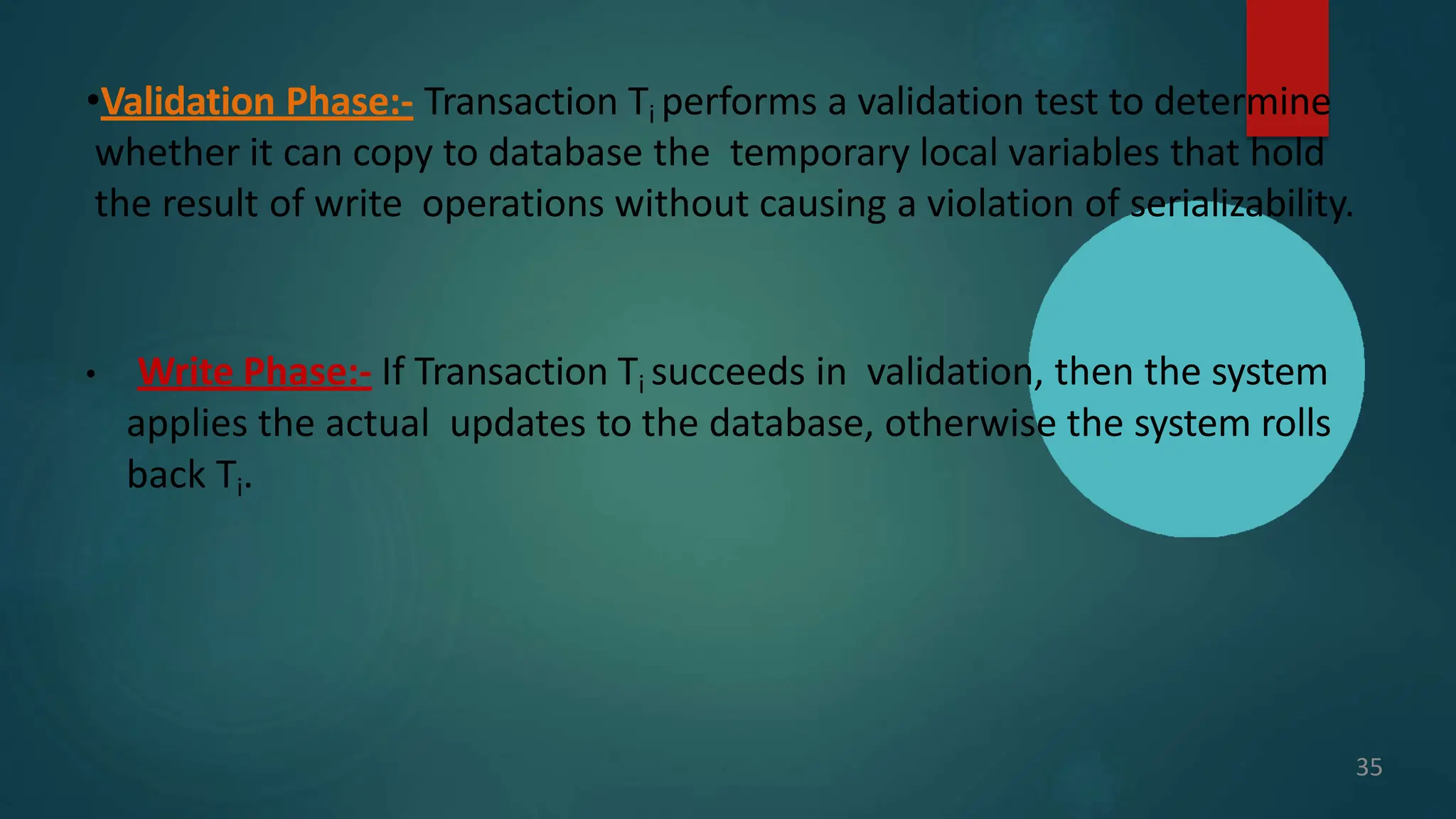 Db Unit 4 Dbms Protocols In Transaction Ppt