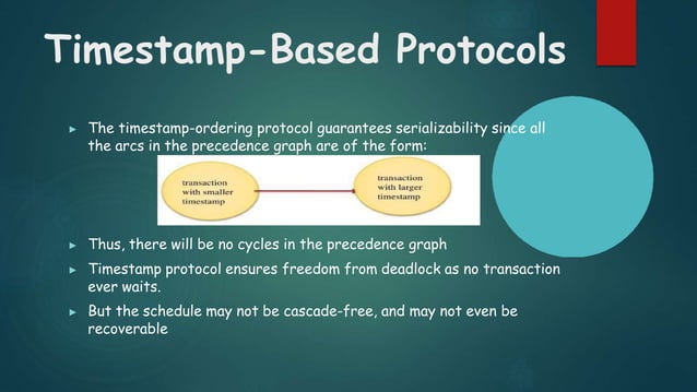 db unit 4 dbms protocols in transaction | PPT