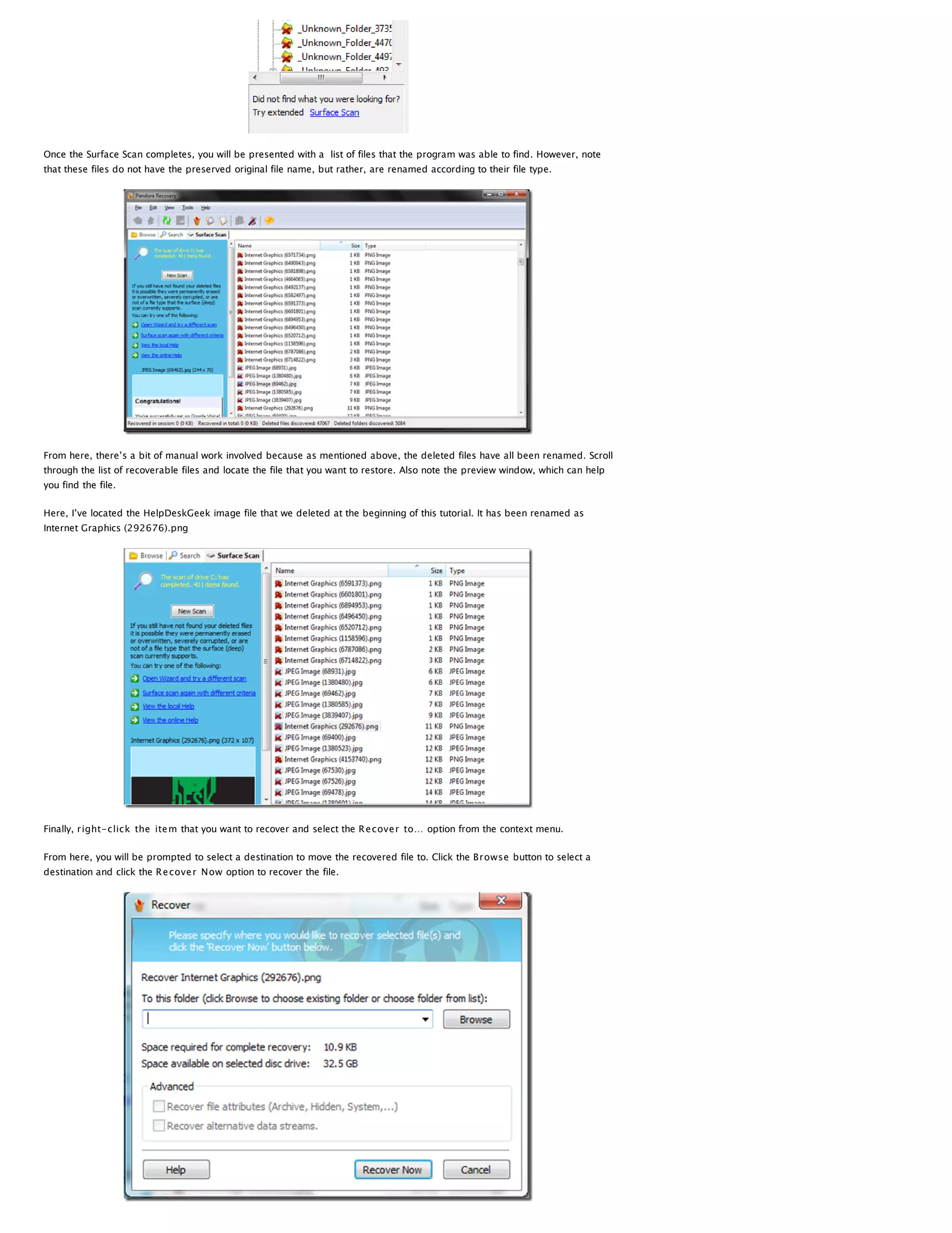 Recover accidentally deleted files in windows help desk geek | PDF