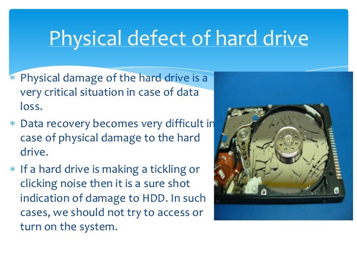 Recover data from a crashed hard drive
