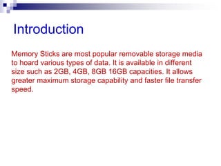 Recover Data from Memory Stick | PPT