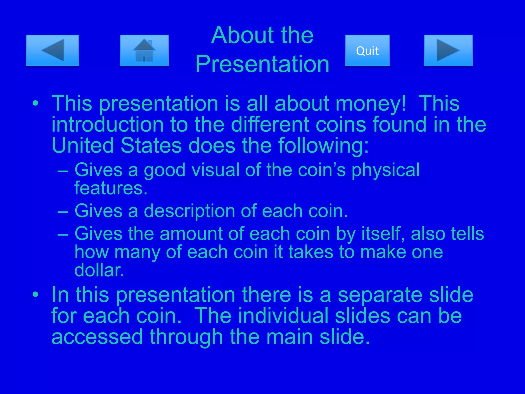 Intro to Coins Interactive Powerpoint | PPTX