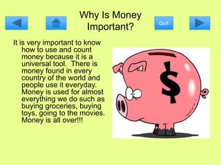 Intro to Coins Interactive Powerpoint | PPTX