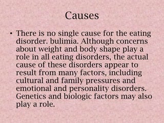 bulimia nervosa | PPTX