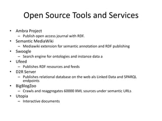 Knowledge Representation, Semantic Web | PPT