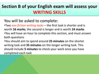 English GCSE Revision Tips | PPTX | Secondary Education | Education