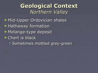 Bridging the Gap: Characterizing Champlain Valley Chert | PPT